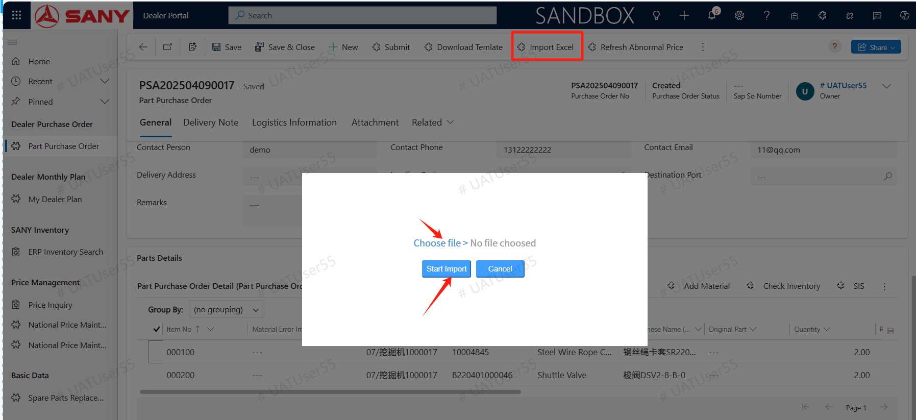 Dealer Purchase Order | My CRM Help