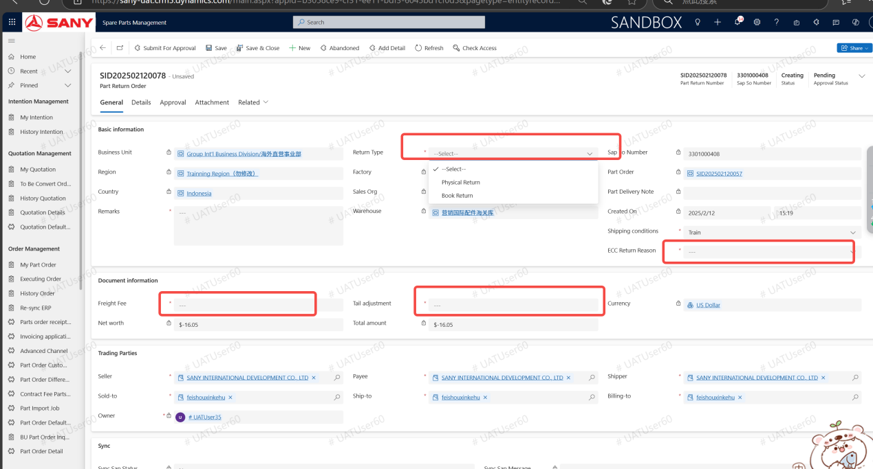 PartReturn | My CRM Help