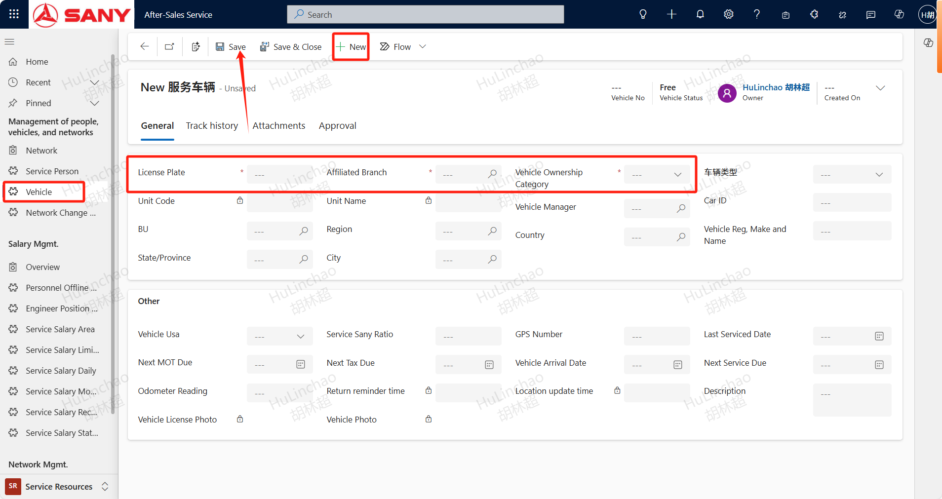 Vehicle | My CRM Help